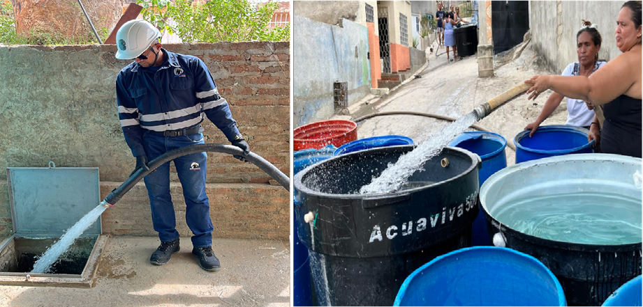 Más de 200 familias recibieron donación de agua en Santa Marta ...